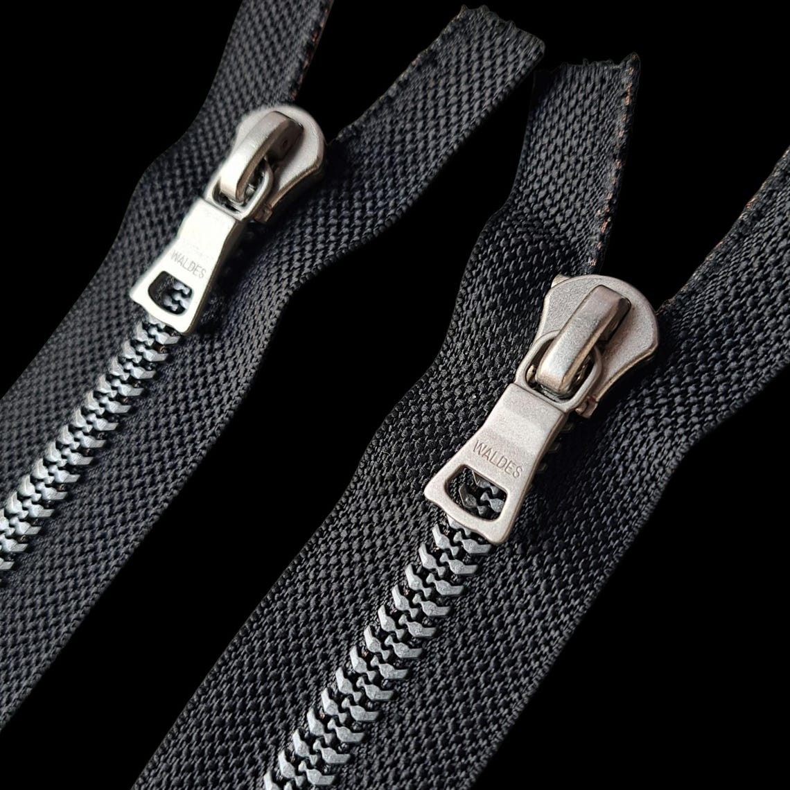 Waldes #7 Zin Zipper Meta Zipper Vintage Zipper Asahi Fasteners Talon ...