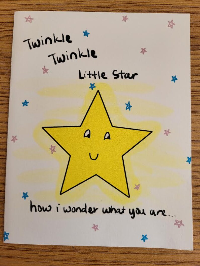 Twinkle Twinkle Little Star Baby Card - Etsy