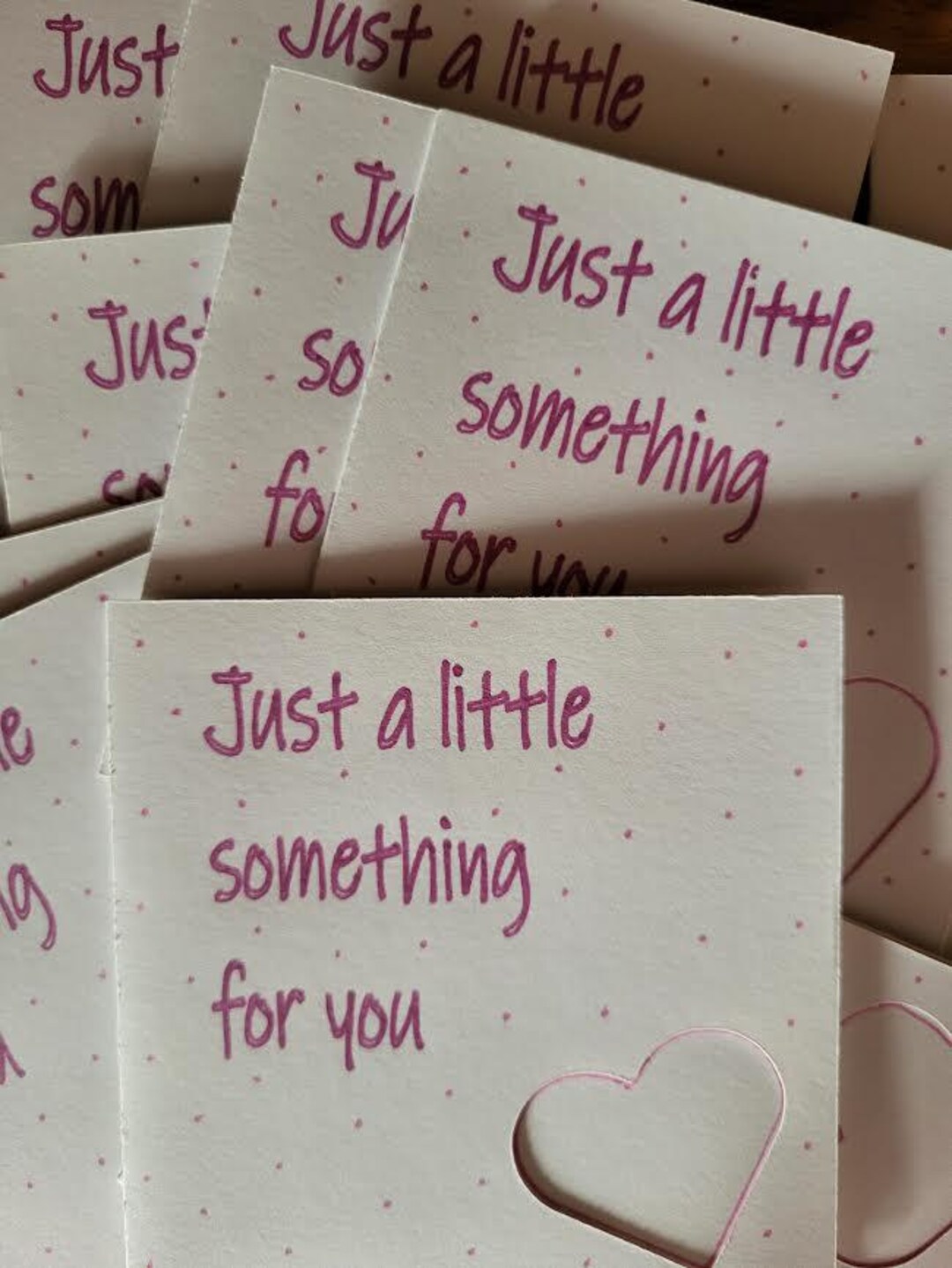 Just a Little Something, Mini Cards - Etsy