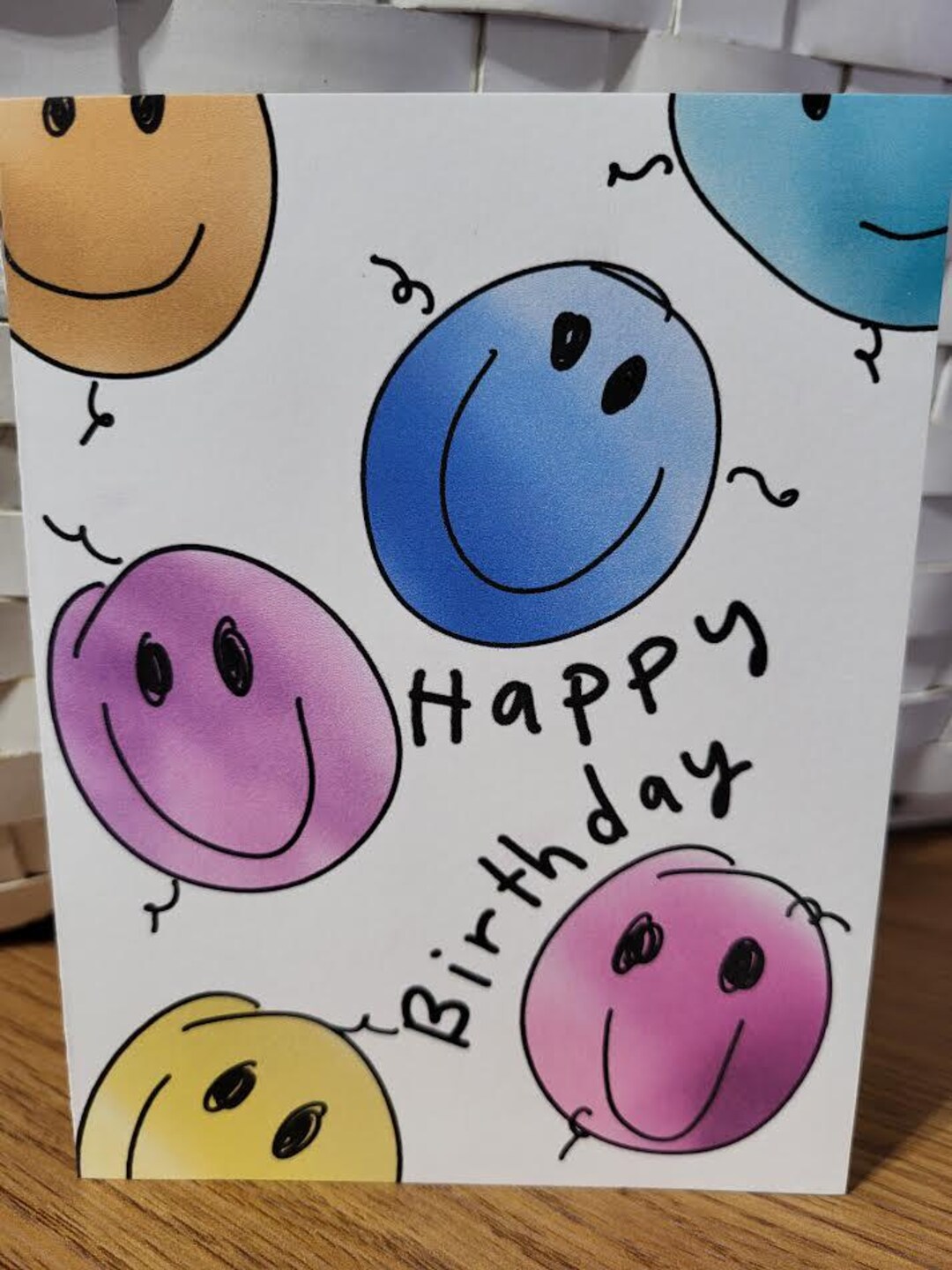 Happy Birthday Smiley Faces - Etsy