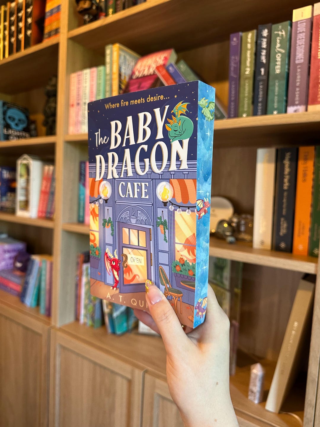 The Baby Dragon Cafe - A.T. Qureshi Special Edition - Etsy