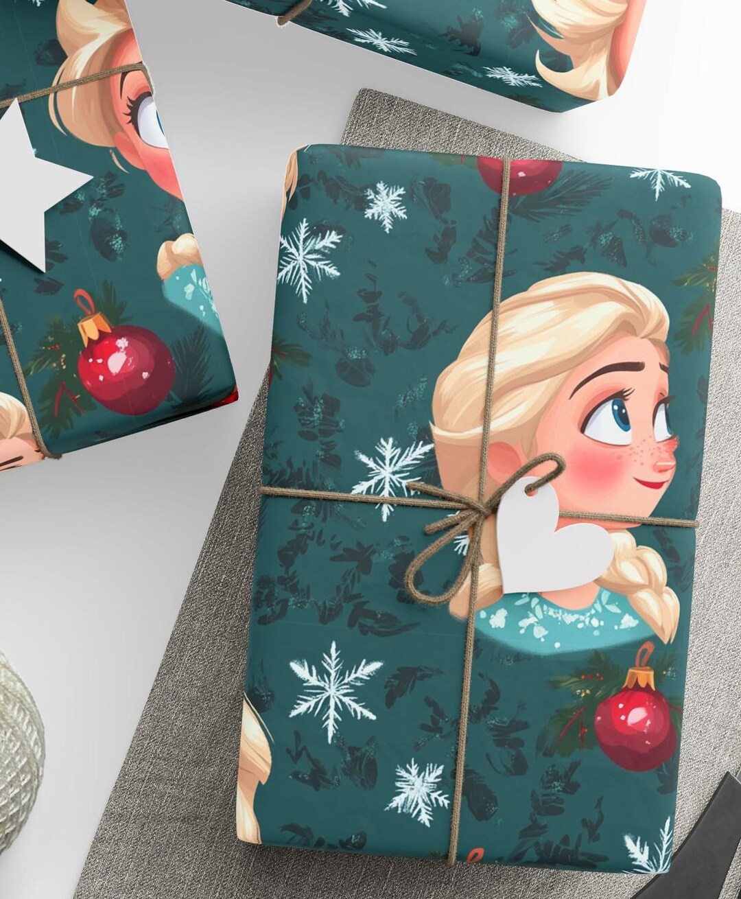 Christmas Wrapping Papers, Elsa Frozen Holiday Gift Wrap, Winter ...