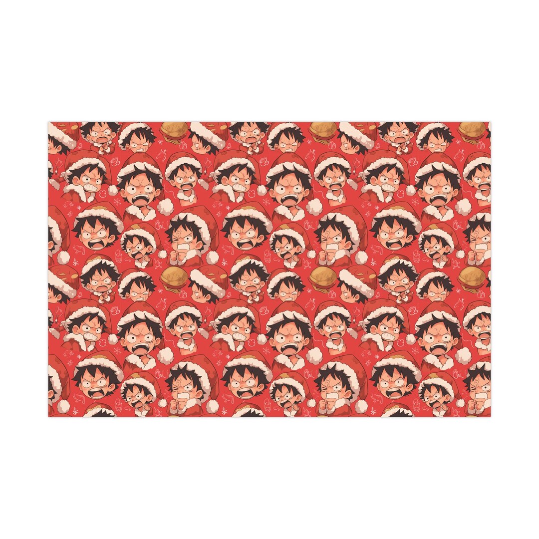 Christmas Wrapping Papers, Luffy One Piece Design, Anime Gift Wrap ...