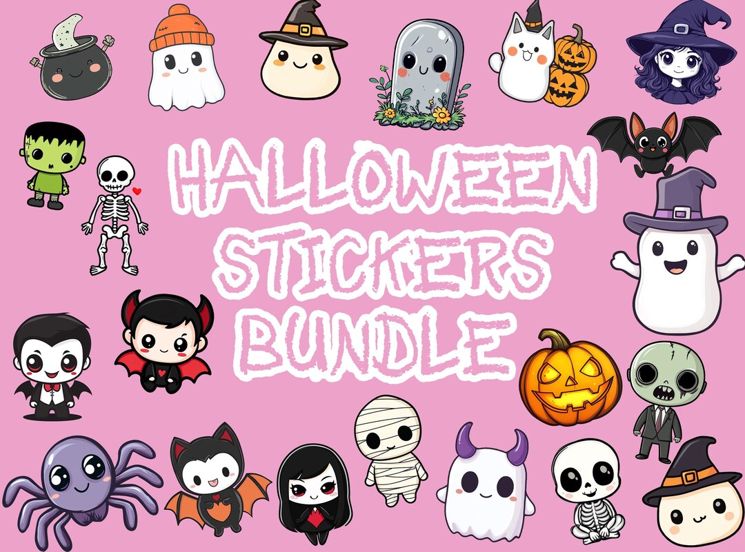 21 PNG Cute Halloween Clipart - Etsy