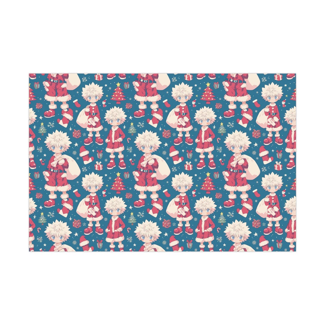 Anime Hunter X Hunter Killua Christmas Wrapping Paper, Gift Wrap, Anime ...