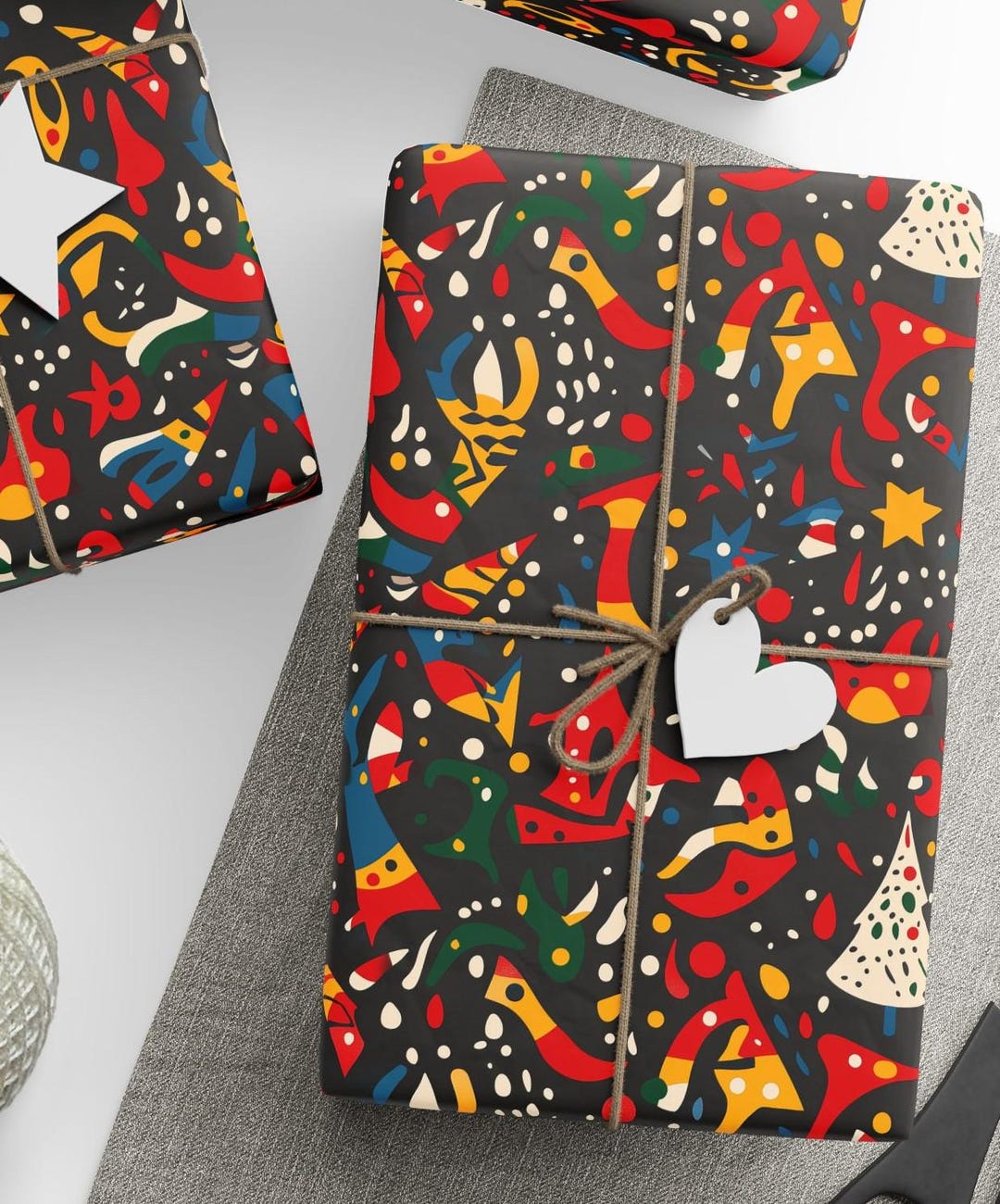 Christmas Pablo Picasso Wrapping Papers for Holidays, Colorful Gift ...