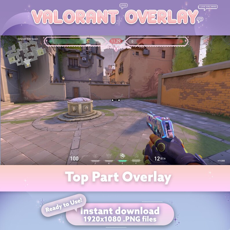 Pink Coquette Valorant Stream Overlay: Twitch/youtube (PNG Files) - Etsy