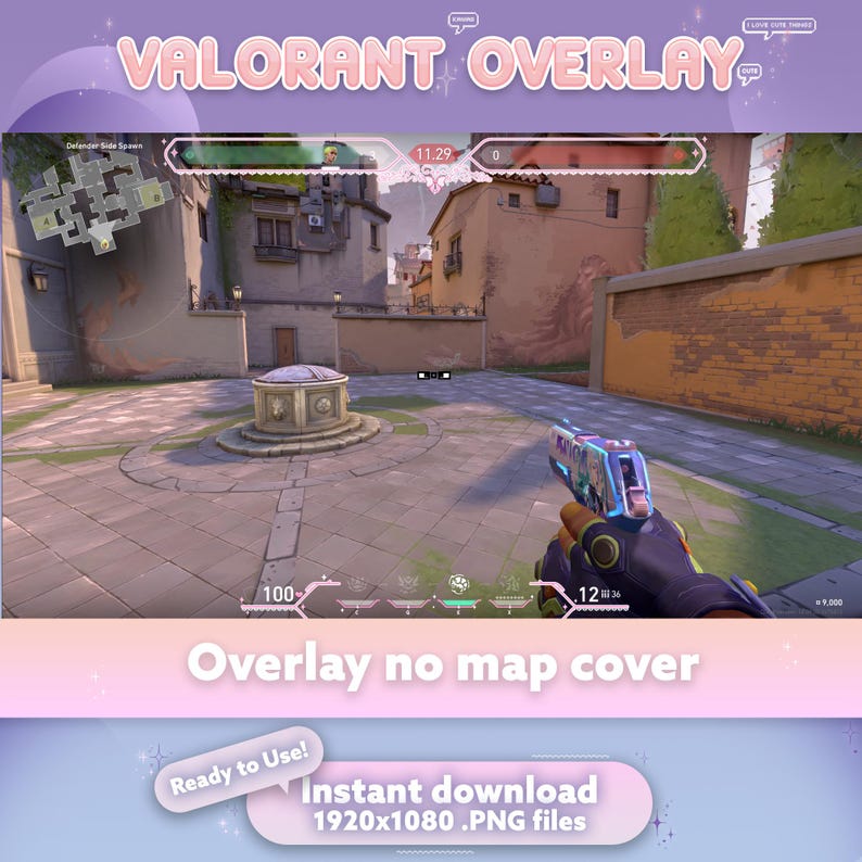 Pink Coquette Valorant Stream Overlay: Twitch/youtube (PNG Files) - Etsy