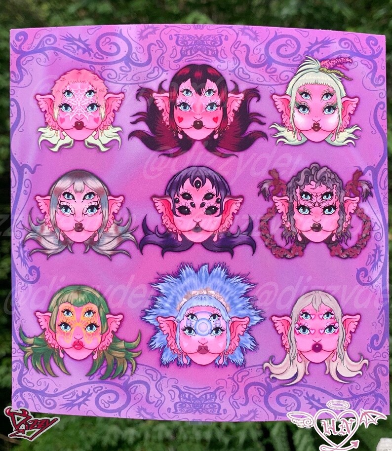 Creature Melanie Martinez Portal Crybaby Trilogy Art Print Fairy Makeup ...