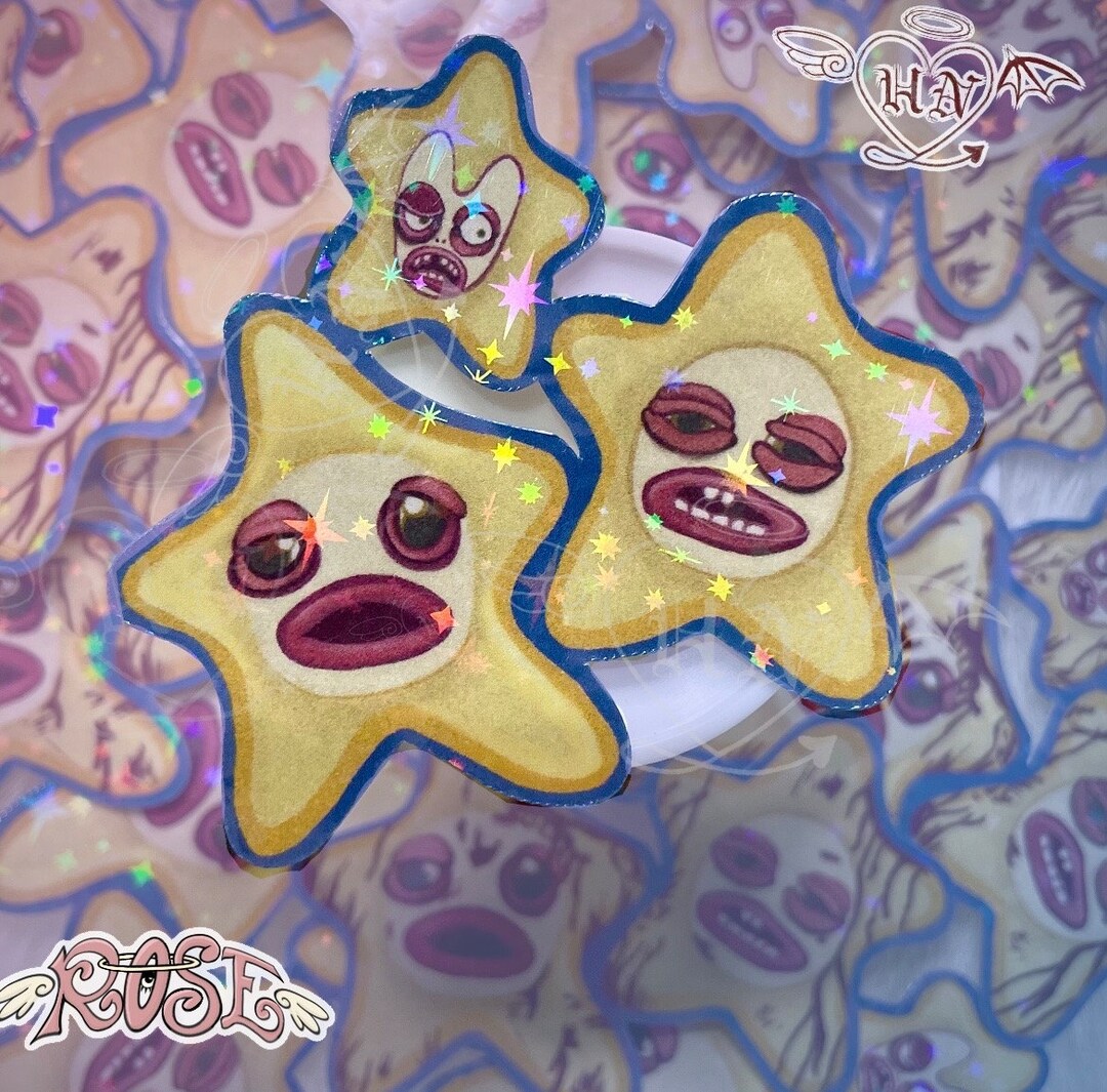 Jazmin Bean Traumatic Livelihood Stars Terrified Vinyl Stickers ...