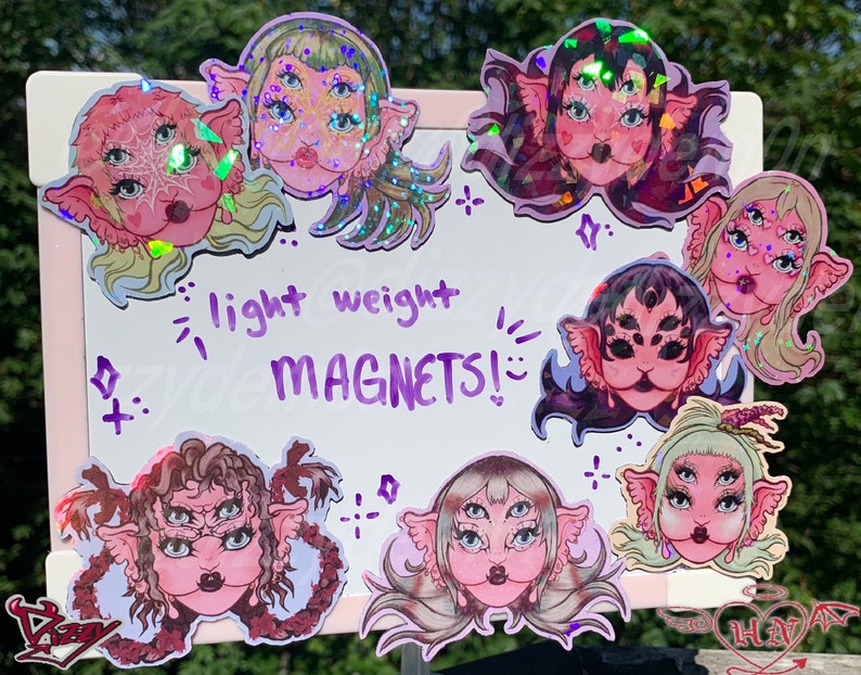 Melanie Martinez Creature Fairy Vinyl Magnet Faerie Portals Holographic ...