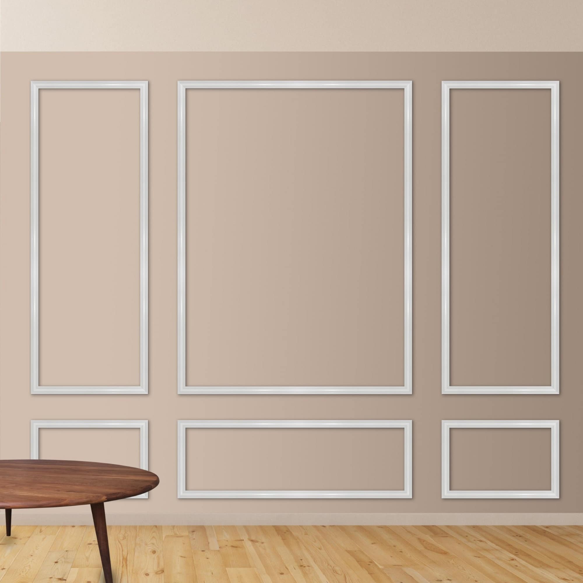 Premade Wall Moulding Panel, Wall Moulding Kit for Paneling, Self ...