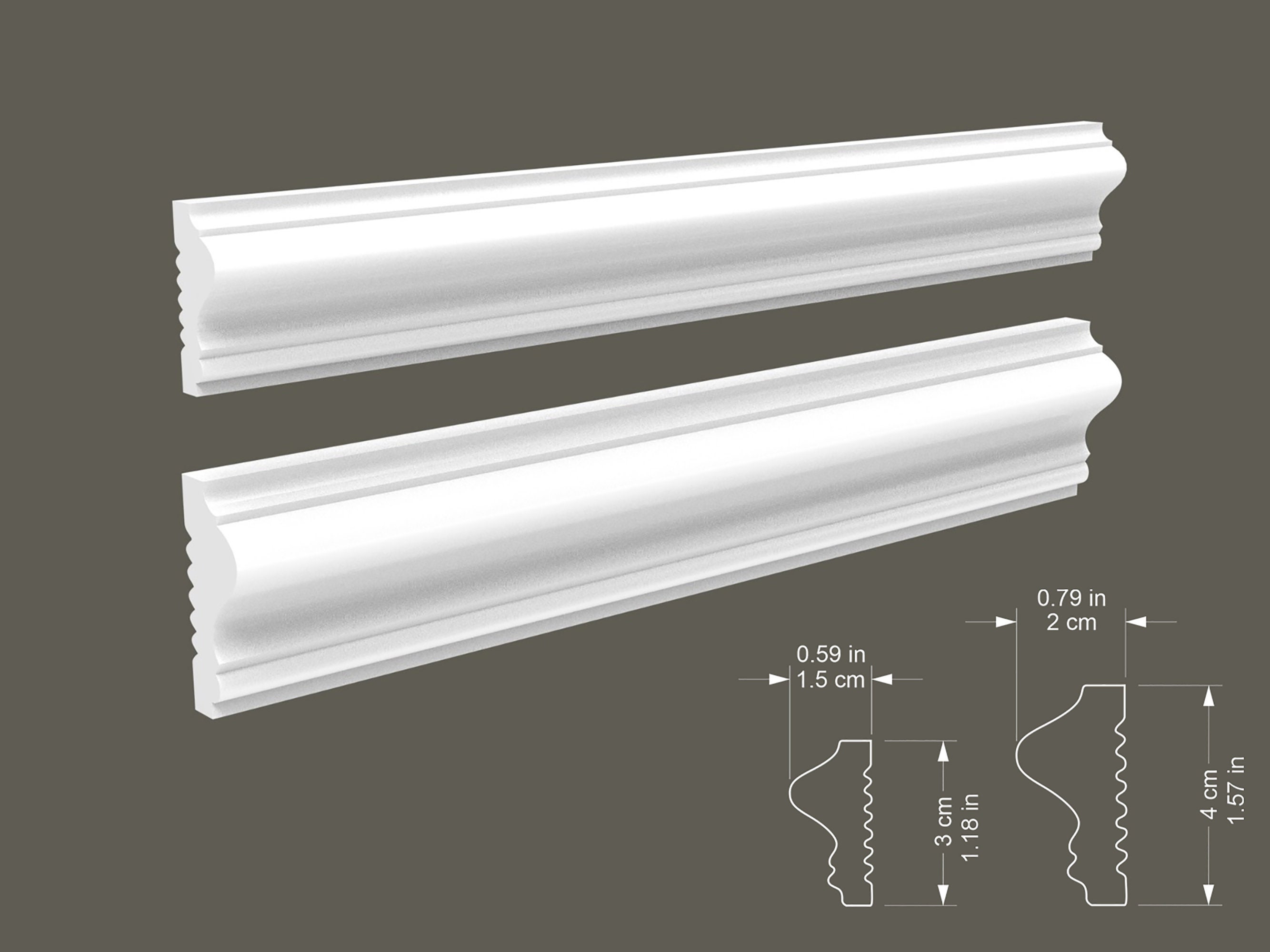 Primed Picture Frame Panel, Premade Wall Moulding Design, Peel and ...