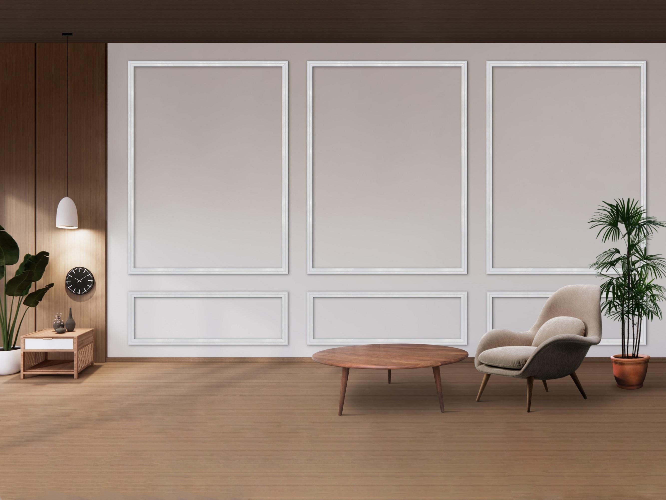 DIY WALL PANEL Kit, Premade Wall Molding for Paneling, Self-adhering ...