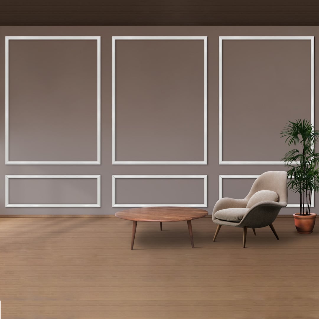 DIY Wall Moulding Panel, Wainscot Molding Kit for Paneling, Self ...