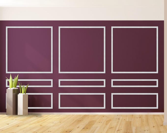 DIY Picture Frame Panel, Wall Frame Moulding Kit for Paneling, Self ...