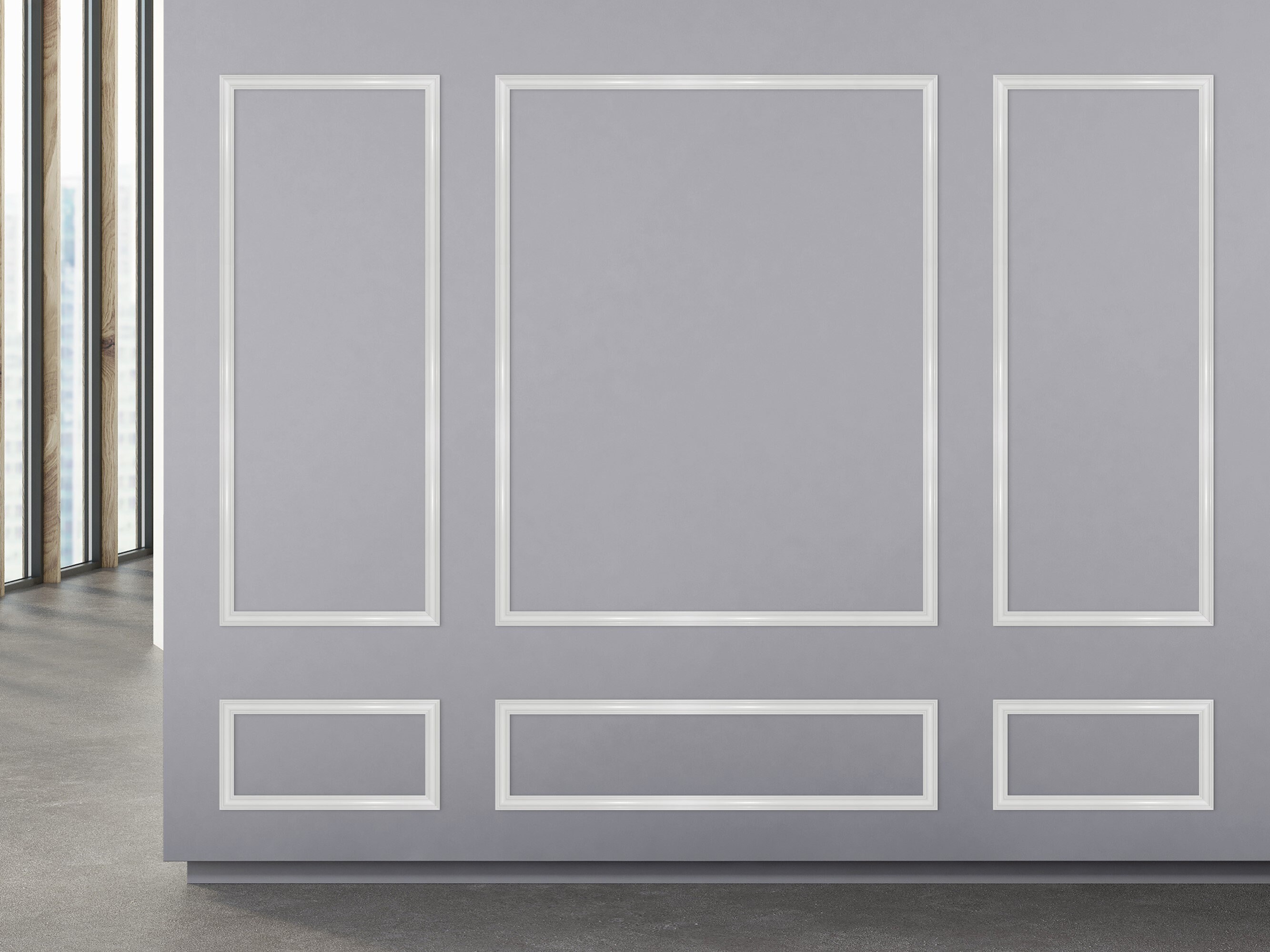 Premade Wall Moulding Kit, Self-adhering Wall Paneling Kit, Picture ...