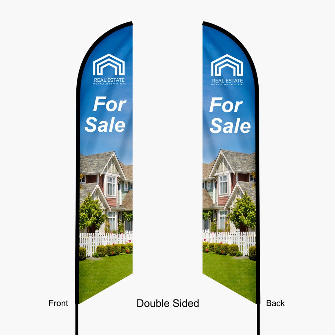 14ft Tall Feather Flags + Poly, Custom Flags, Feather, Banner, Banner ...