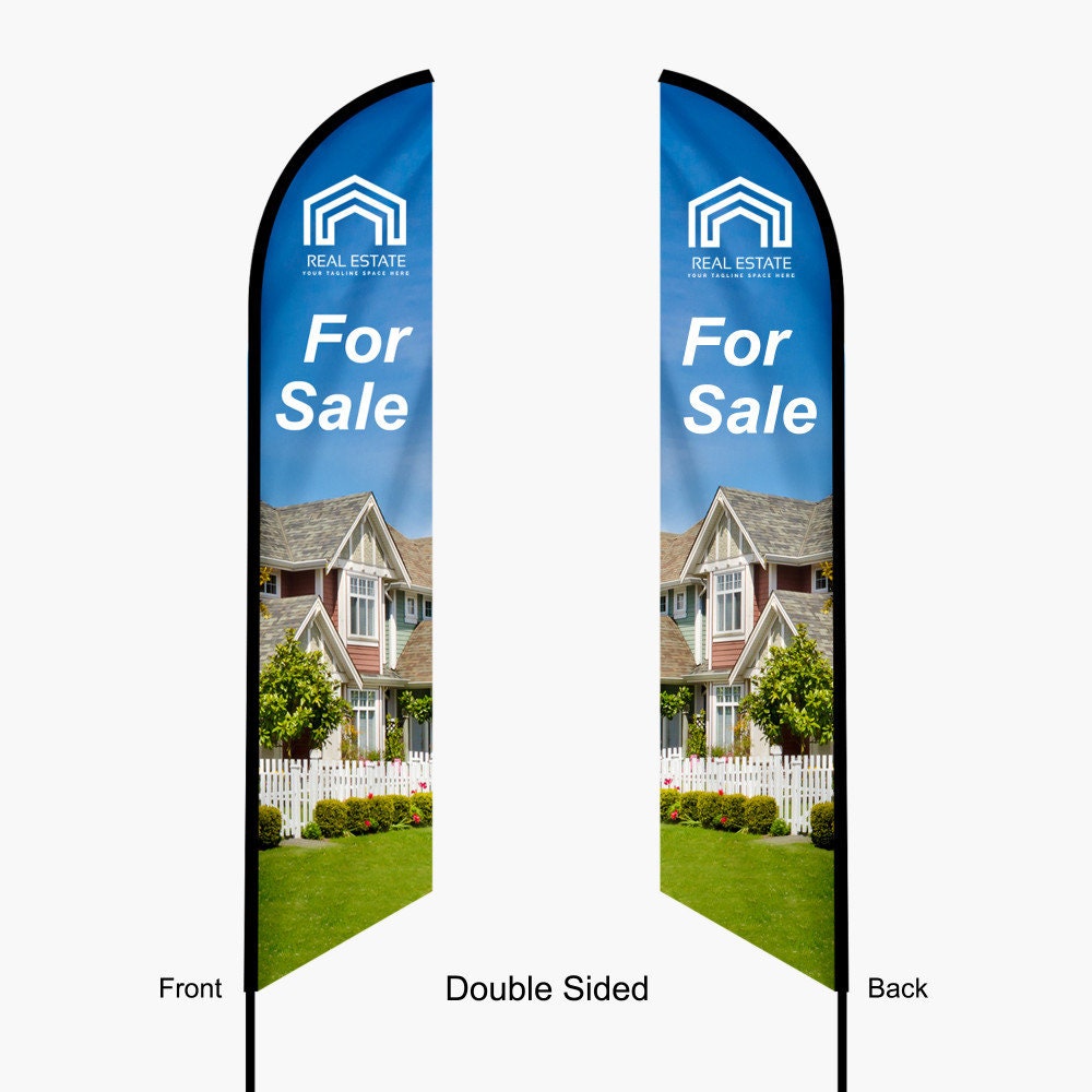 14ft Tall Feather Flags + Poly, Custom Flags, Feather, Banner, Banner ...