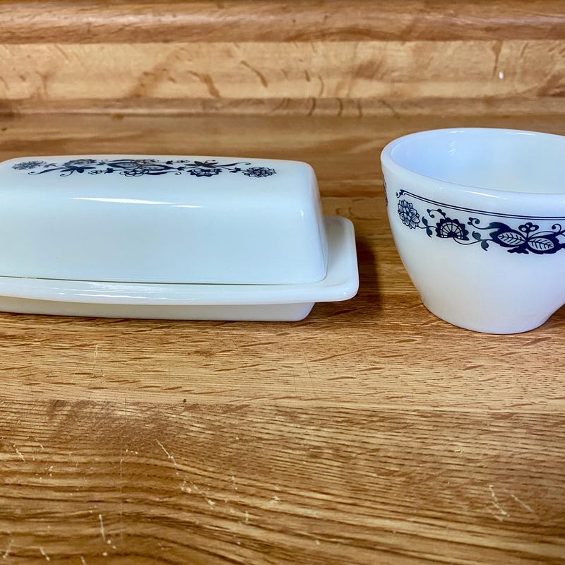 Pyrex Butter Dish - Etsy
