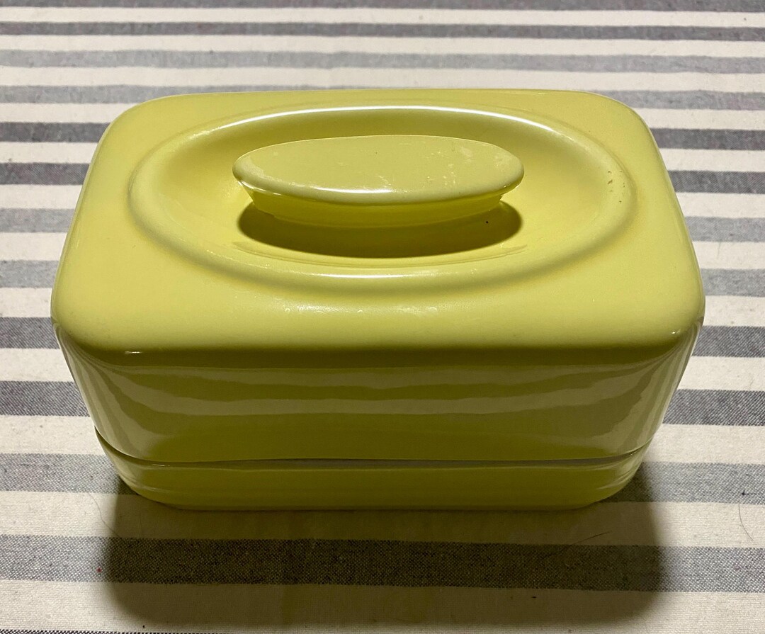 Westinghouse Yellow Western Style Butter Dish by Hall China - Etsy