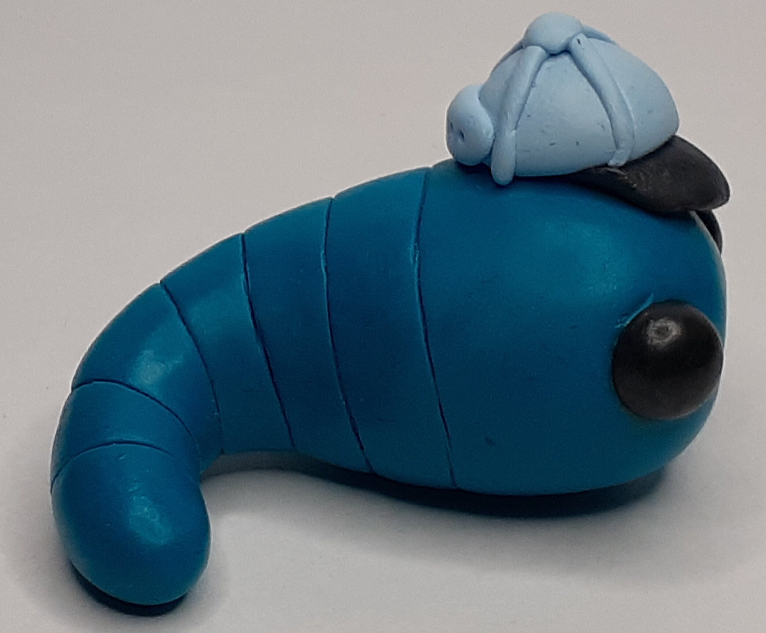 Cute & Silly Worm, Worm With Teeth Figurine, Child Worm, Worm Wearing ...