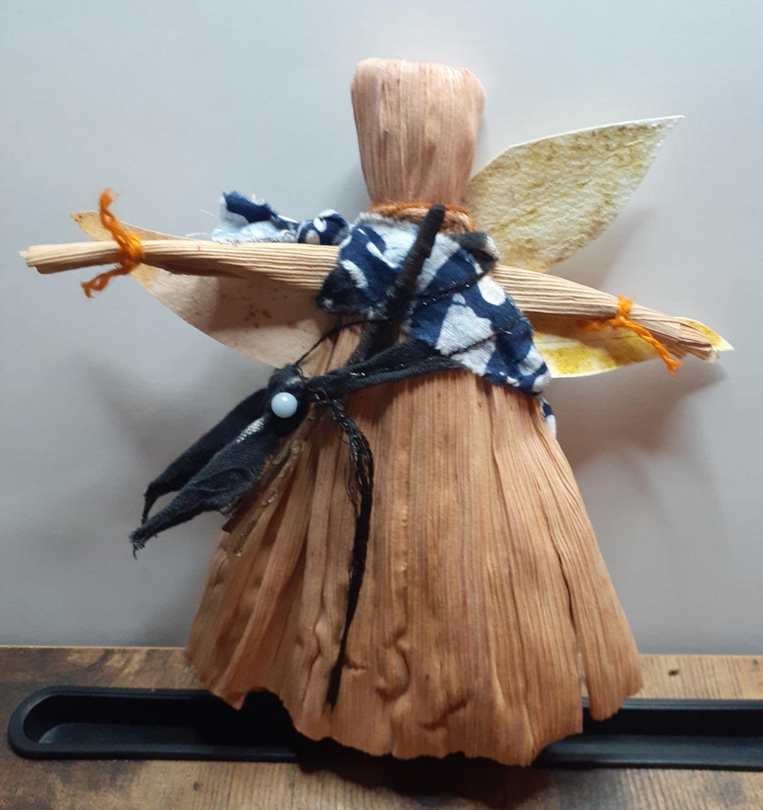 Corn Husk Spirit Doll, Nature Doll, Forest Folk Doll, Faerie Spirit ...