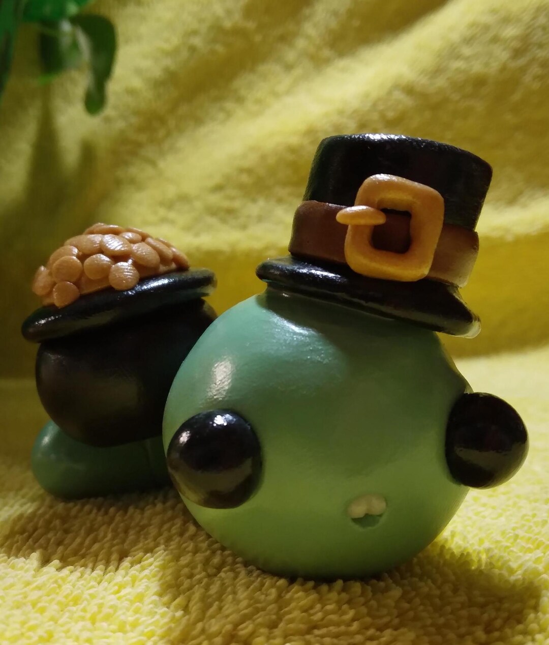 Leprechaun Worm Figurine, Cute Worm, Pet Worm, Worm Friend, Worm With Teeth, Figurine,adopt a ...