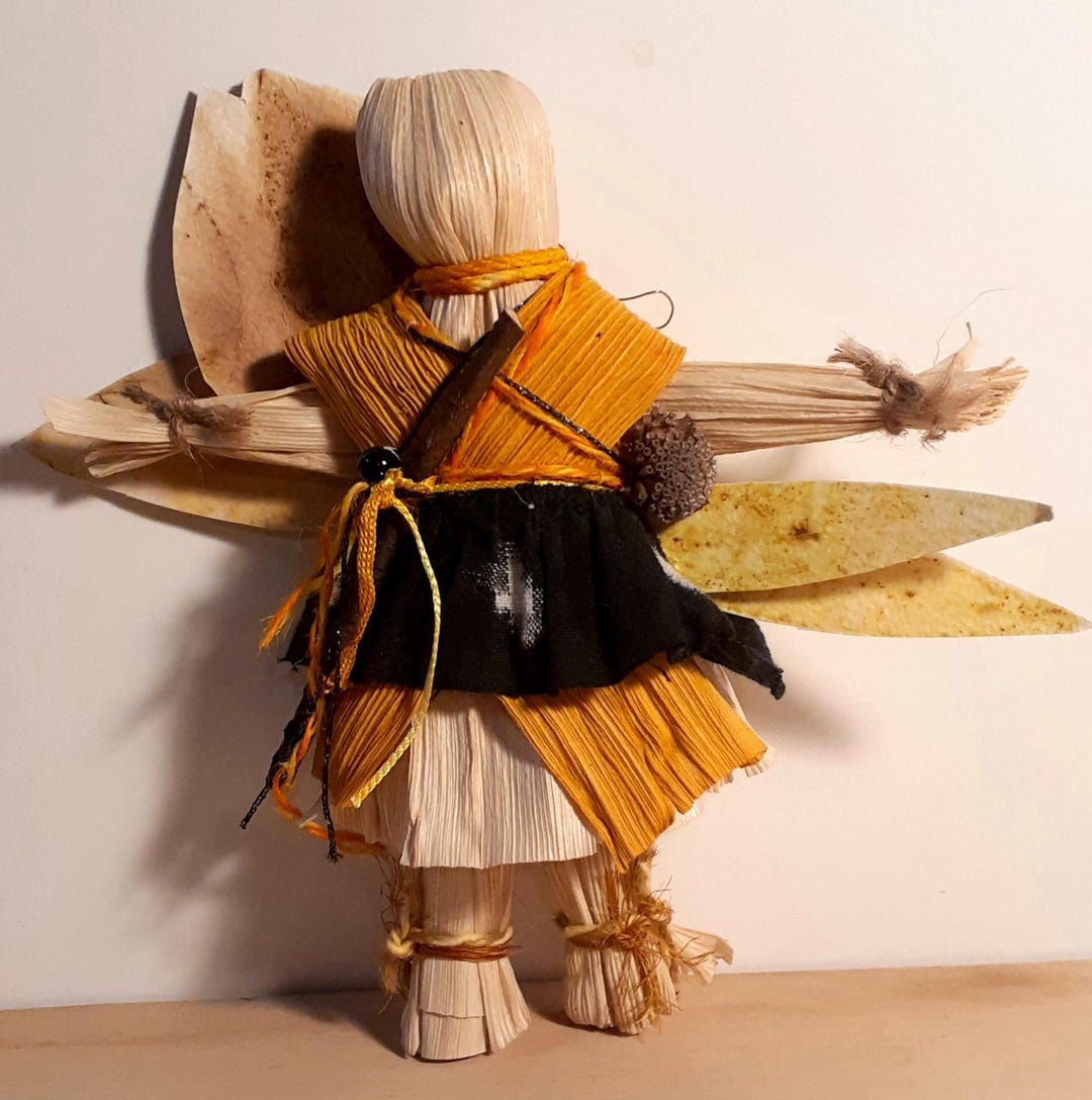 Corn Husk Spirit Doll, Nature Doll, Forest Folk Doll, Faerie Spirit ...