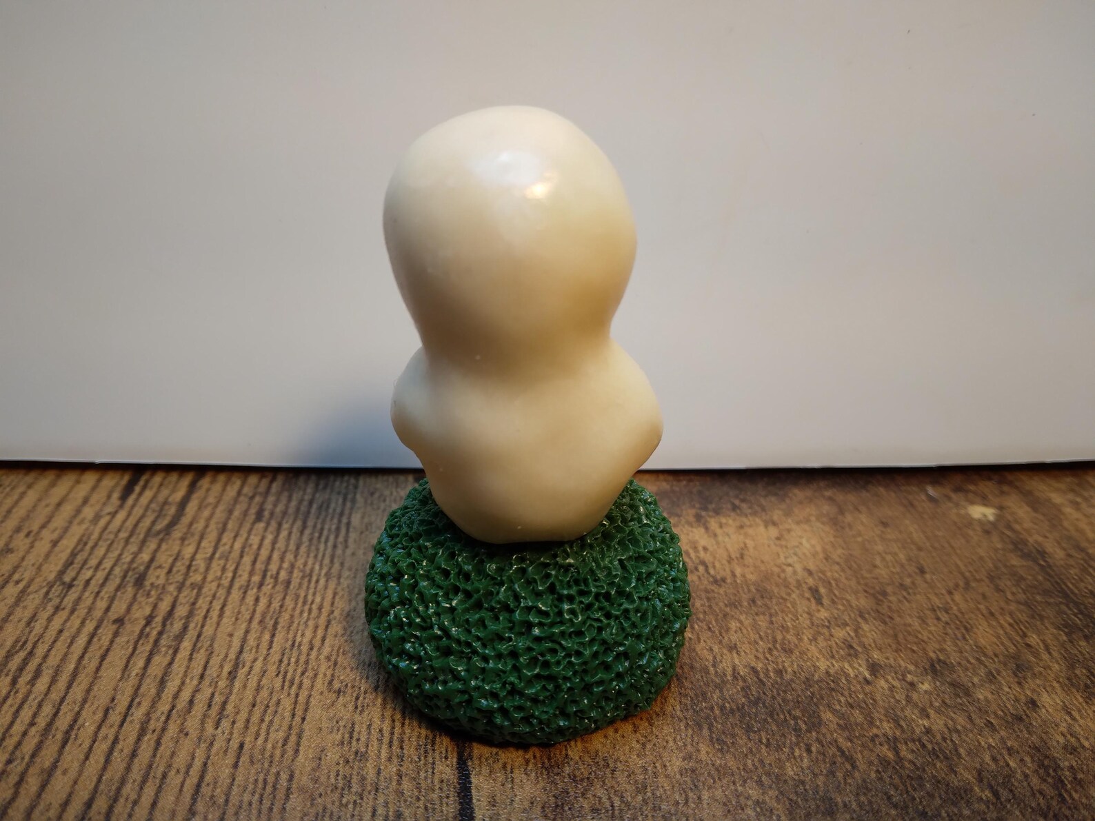 Wood Sprite Handmade Figure Atop a Moss Ball Glow in the Dark Forest ...