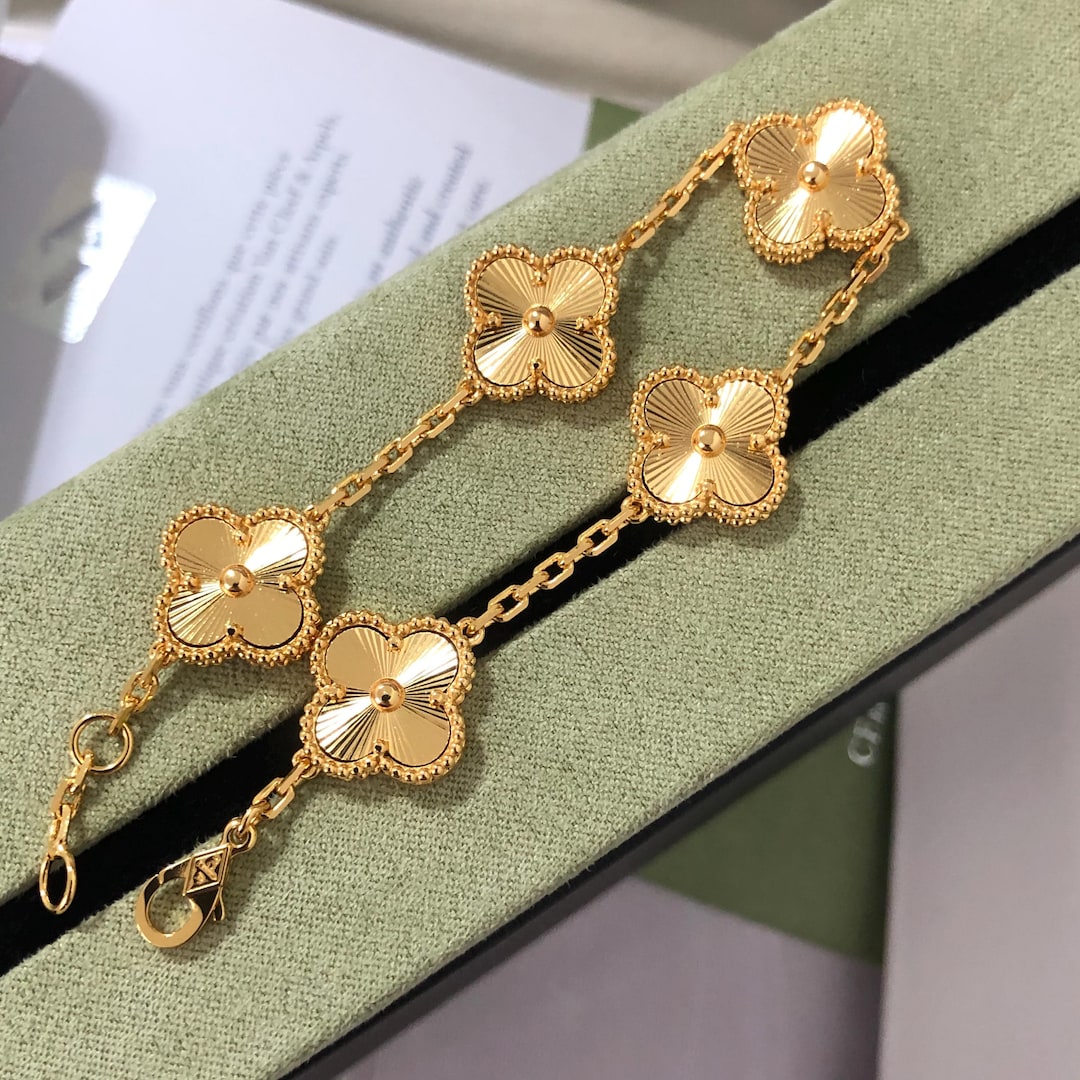 Authentic VCA Bracelets 5 Motifs Vintage Alhambra Bracelet - Etsy
