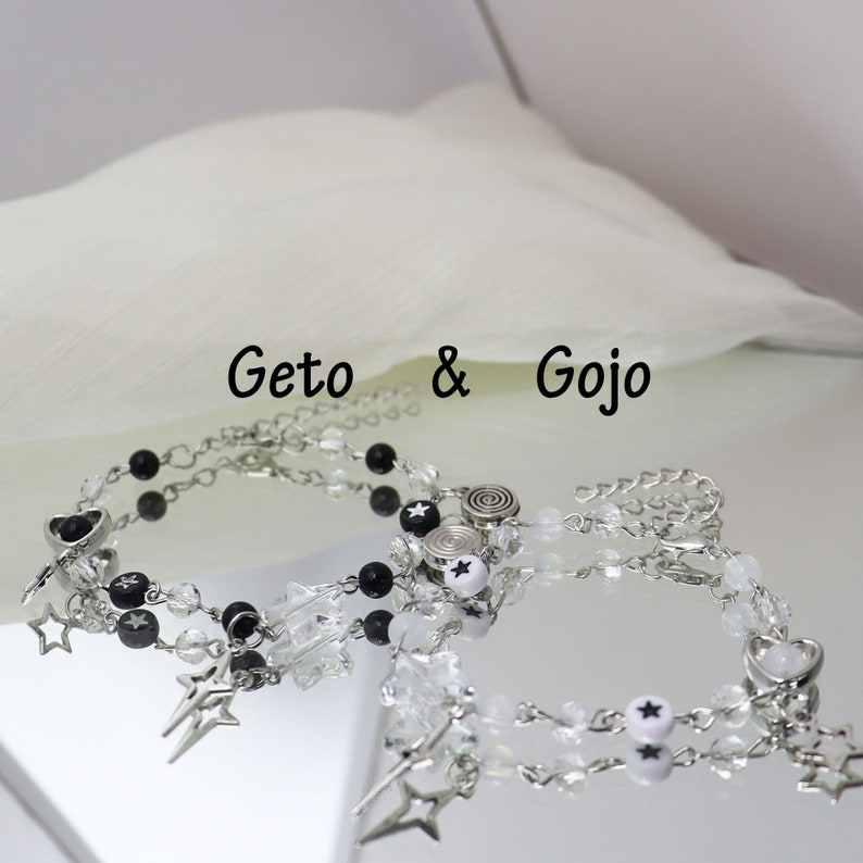 Anime Gojo and Suguru Matching Bracelet - Etsy