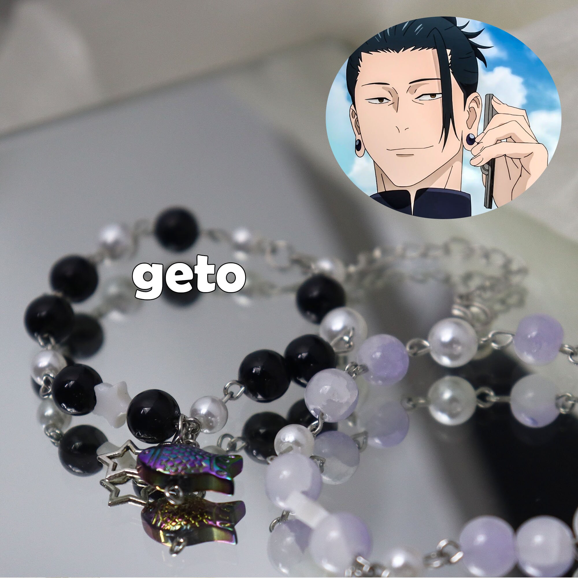 Koi Fish Bracelet Anime Gojo and Suguru Matching Bracelet - Etsy Australia