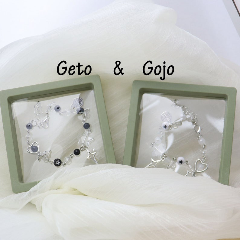 Anime Gojo and Suguru Matching Bracelet - Etsy