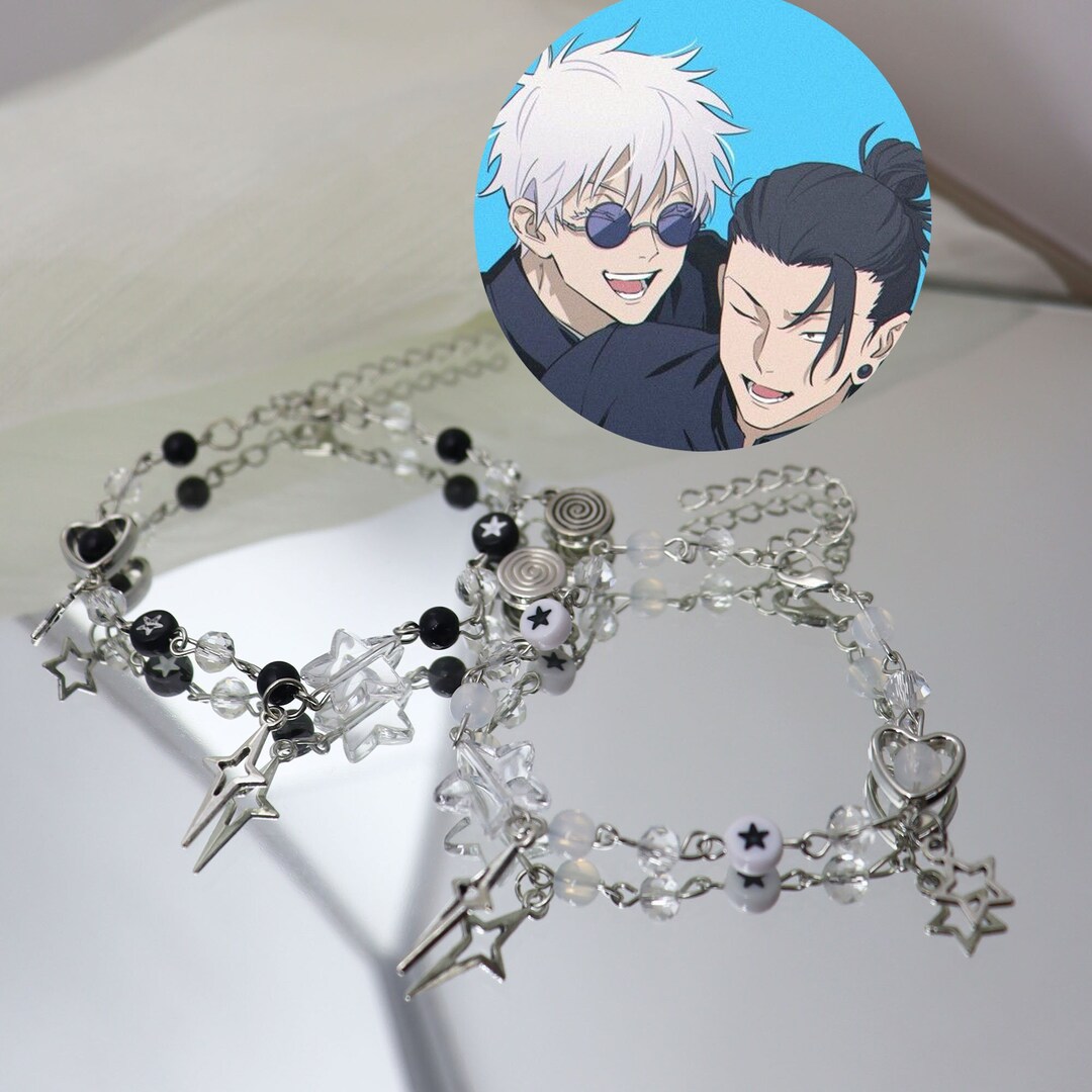 Anime Gojo and Suguru Matching Bracelet - Etsy