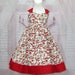 Little Lamb Girl Dress Lamb Dress Girl Red Dress Red Bow - Etsy