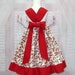 Little Lamb Girl Dress Lamb Dress Girl Red Dress Red Bow - Etsy