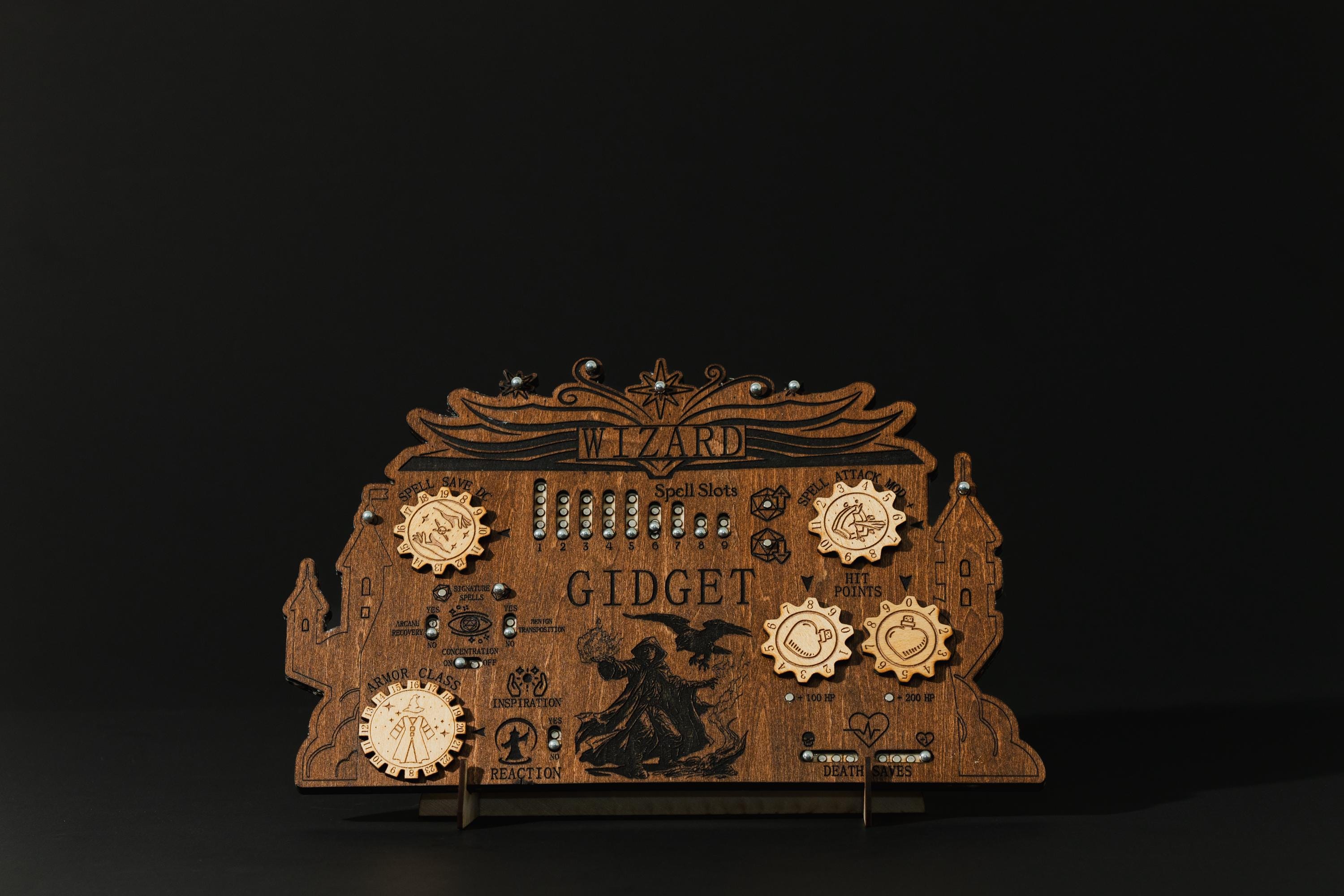 D&D Wizard Character Tracker Simple Organize, Track, and Dominate Your ...