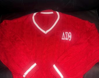 Delta Sigma Theta Short-sleeved Sweater - Etsy