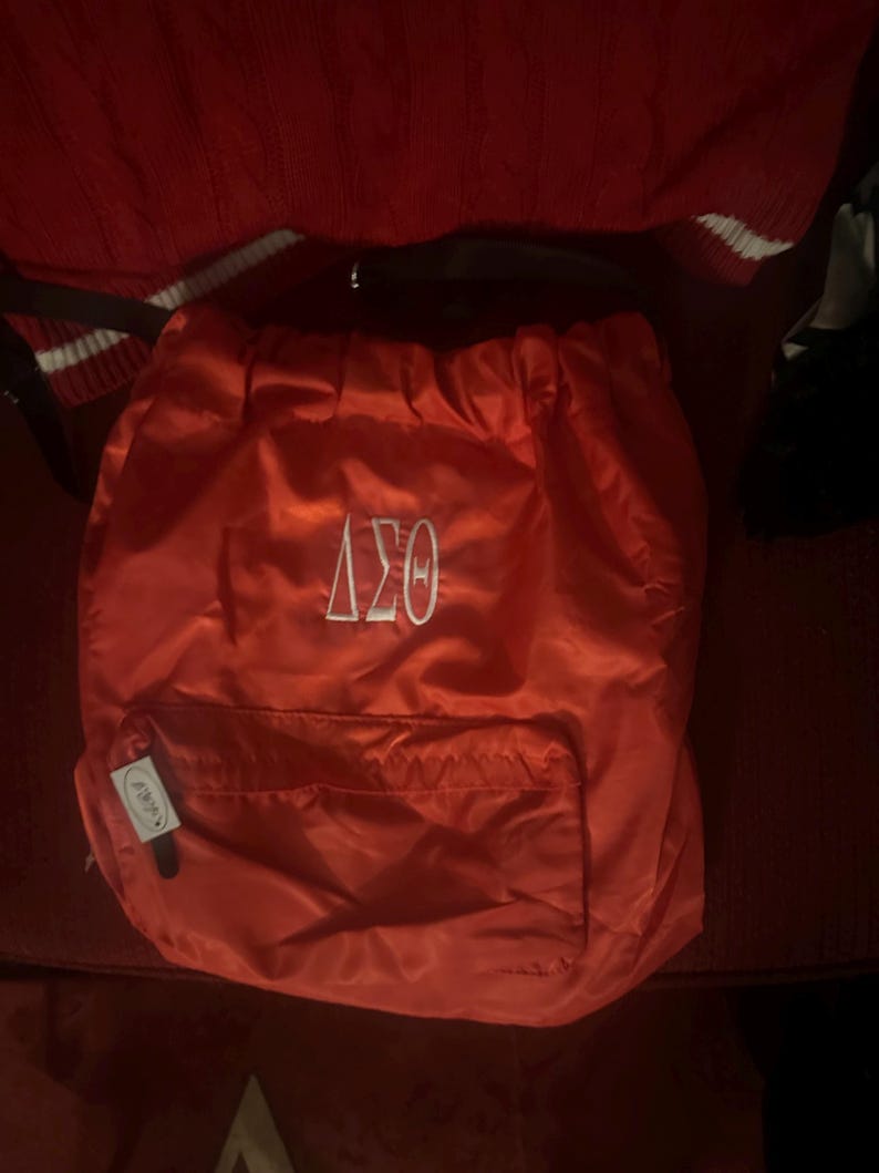 Delta Sigma Theta Backpack - Etsy