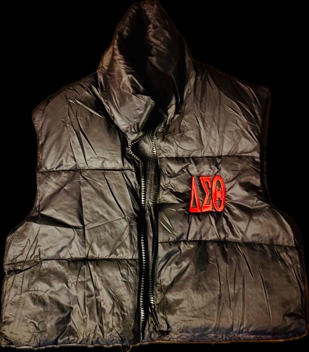 Delta Sigma Theta Vest With Zipper - Etsy