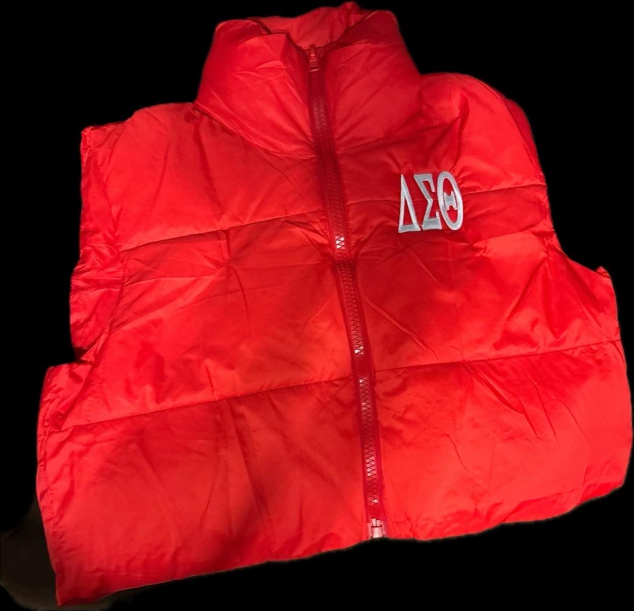 Delta Sigma Theta Vest With Zipper - Etsy