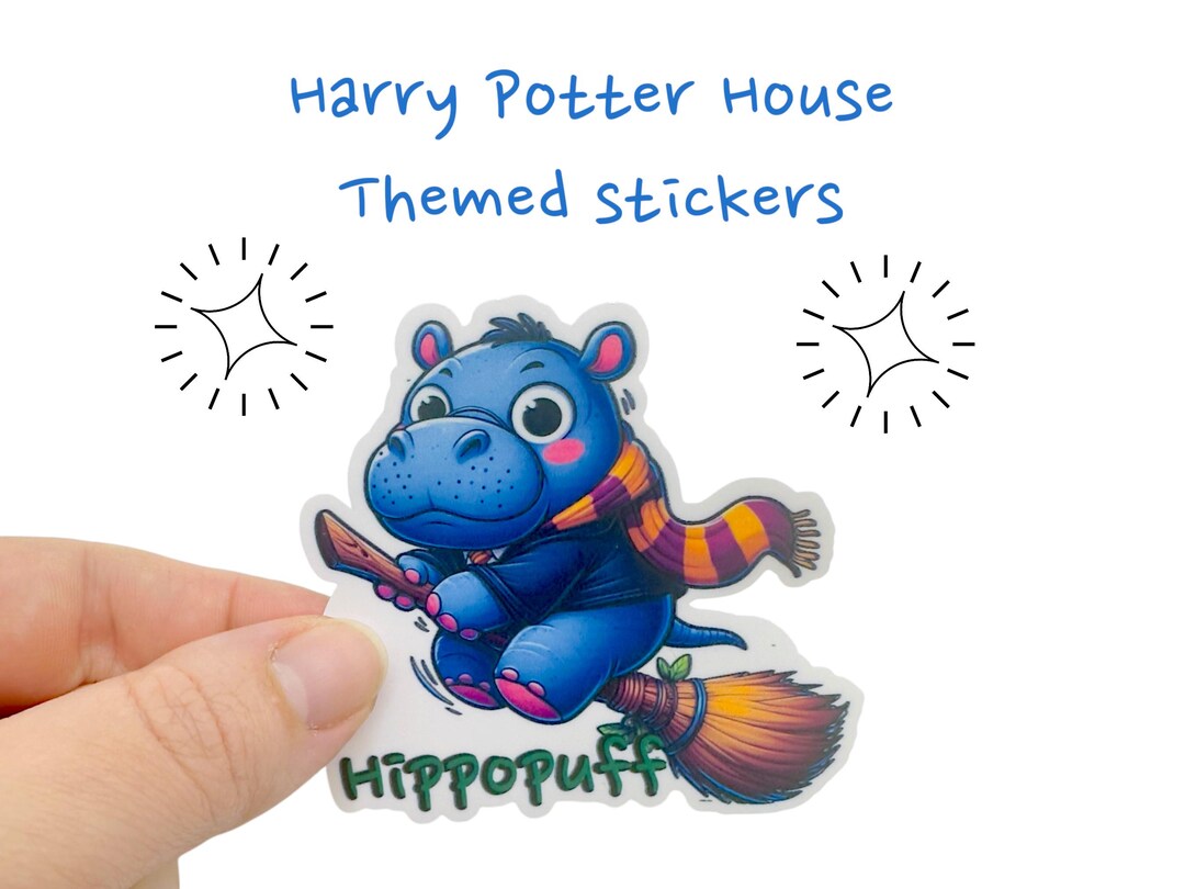 Magical School House Crest Sticker: Holographic or Clear, Waterproof - Etsy