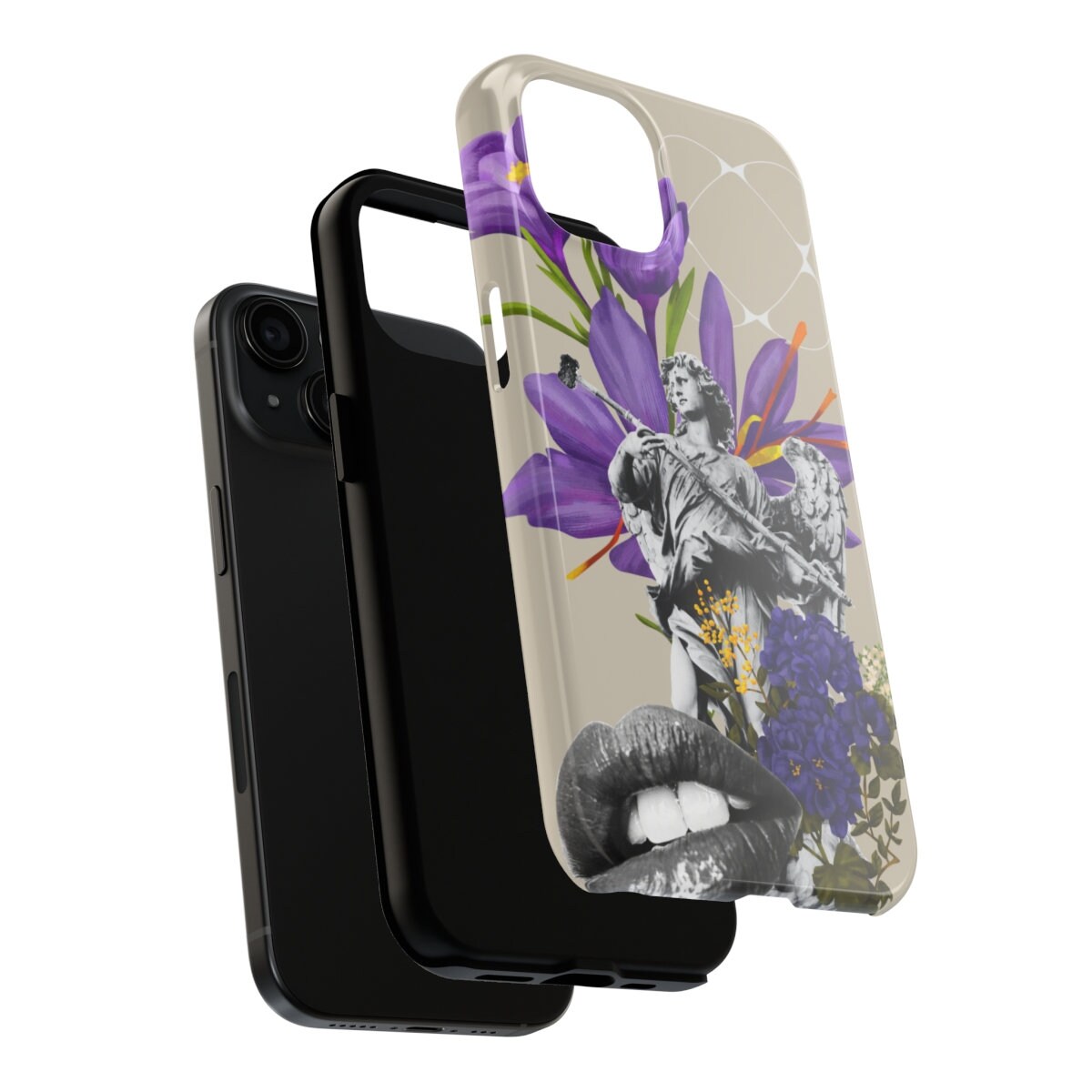 Modern Renaissance Floral iPhone Case - Artistic and Unique Design ...
