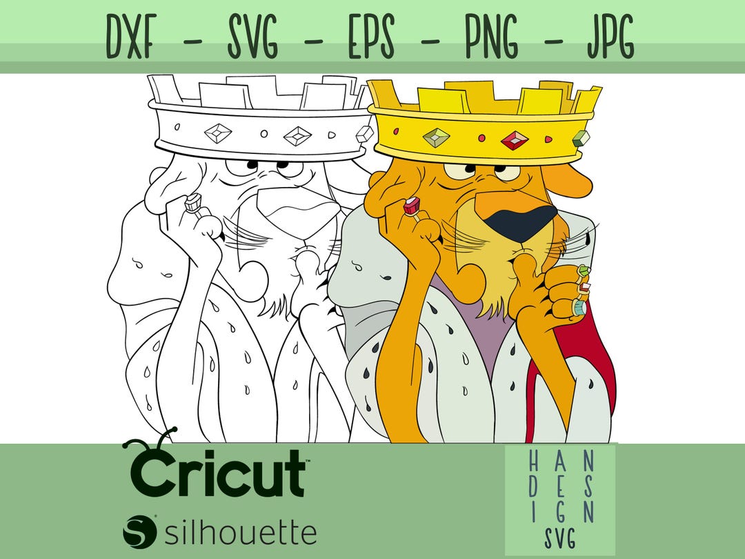 Prince John SVG, Robin Hood Villains, Disney Robin Hood Villains, SVG ...