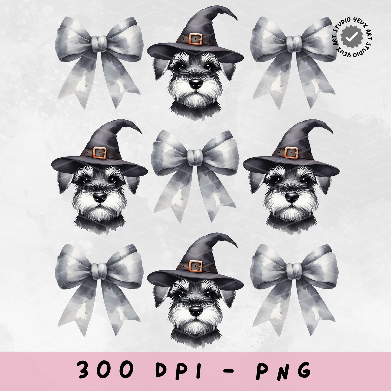 Schnauzer Png, Halloween Png, Cute Dog Png, Spooky Season Png, Fall Png ...
