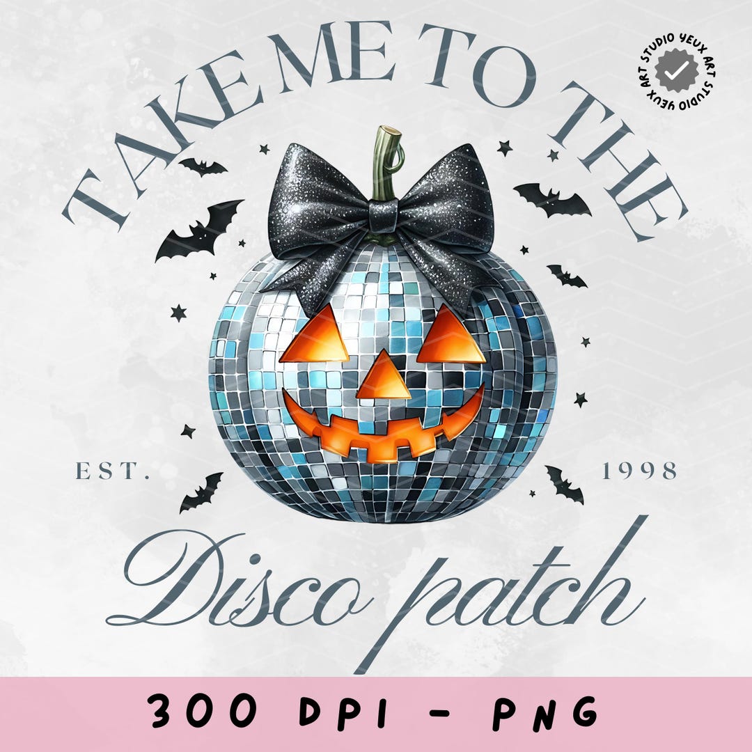 Disco Ball Pumpkin Png, Fall Disco Ball Pumpkin Png, Halloween Png ...