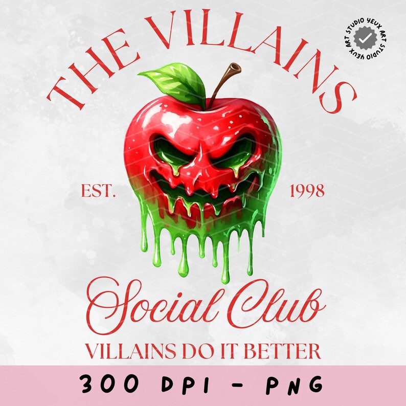 The Villains Social Club Png, Halloween Png, Spooky Season Halloween ...