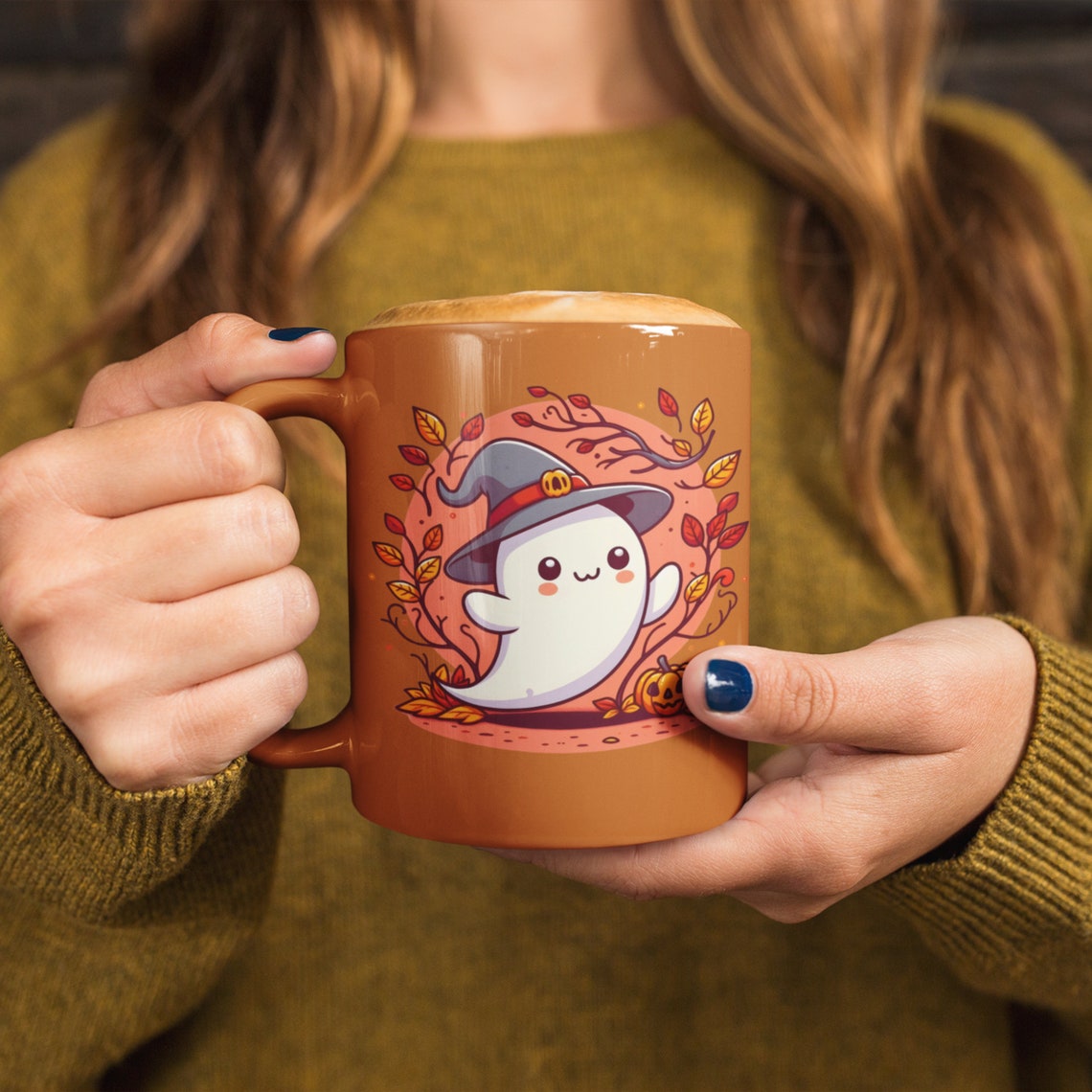 Spoky Ghost Png, Fall Png, Halloween Png, Autumn Png, Spooky Season Png ...