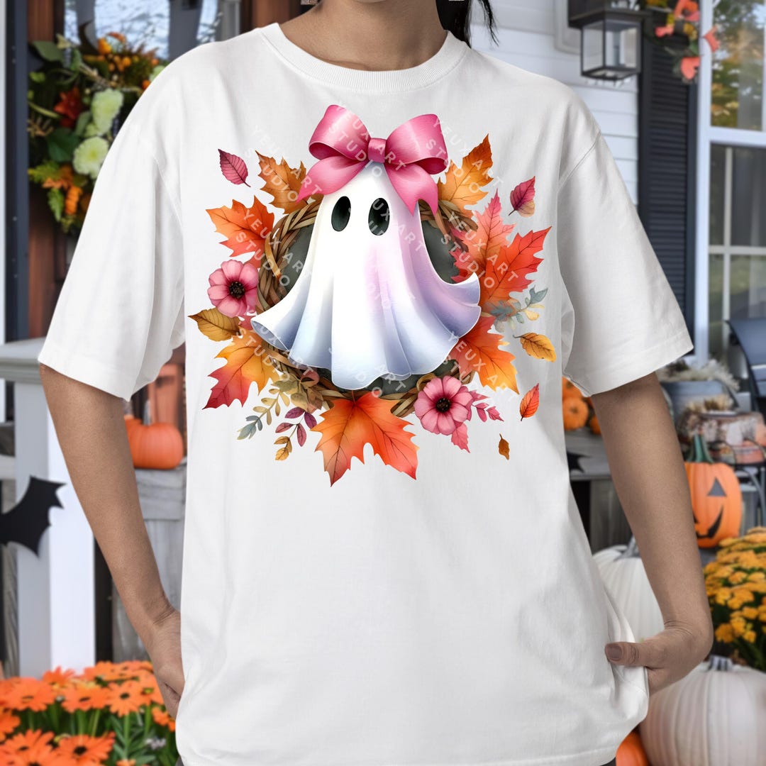 Buy Halloween Png, Fall Png, Spooky Ghost Png, Coquette Png, PNG Online ...